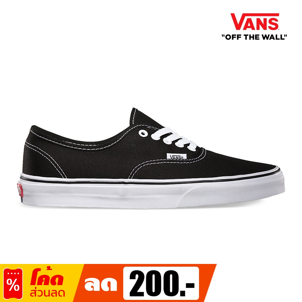 VANS Shoes Authentic-Black [VN000EE3BLK] (Core Classic) | Shopee ...