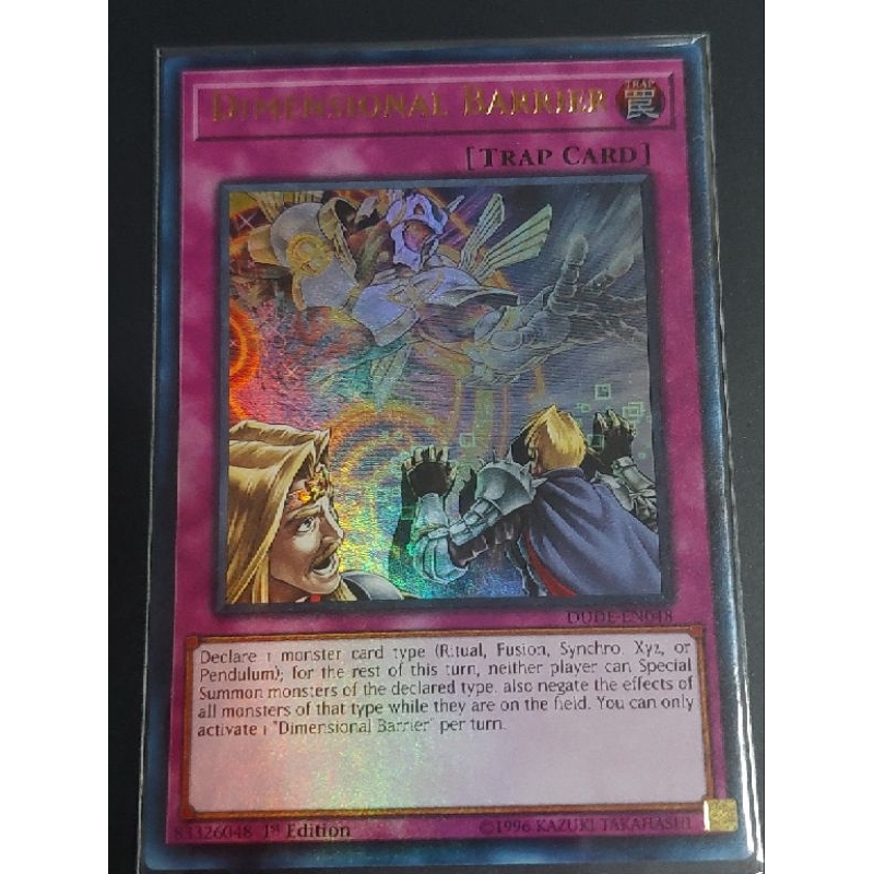 Yu-Gi-Oh TCG: Dimensional Barrier Level Ultra Rare DUDE-EN048 English ...