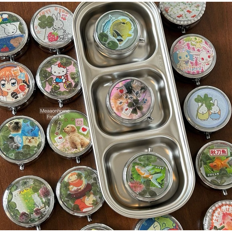 Kawaii Characters pil box handmade with love