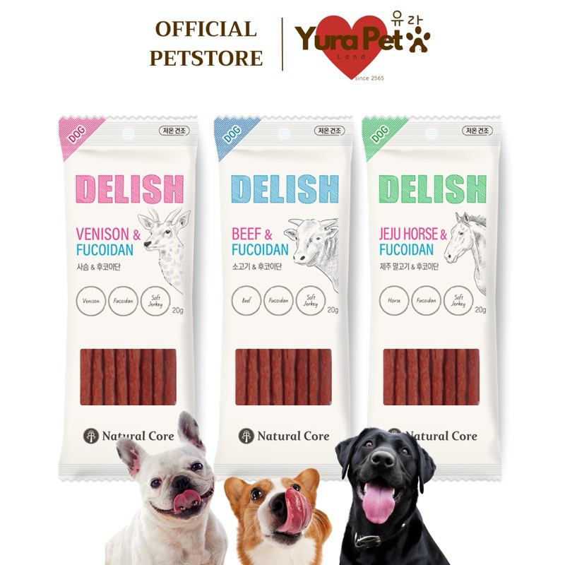 Natural Core Delish Jerky Series Venison Horse Meat Beef Stick ...