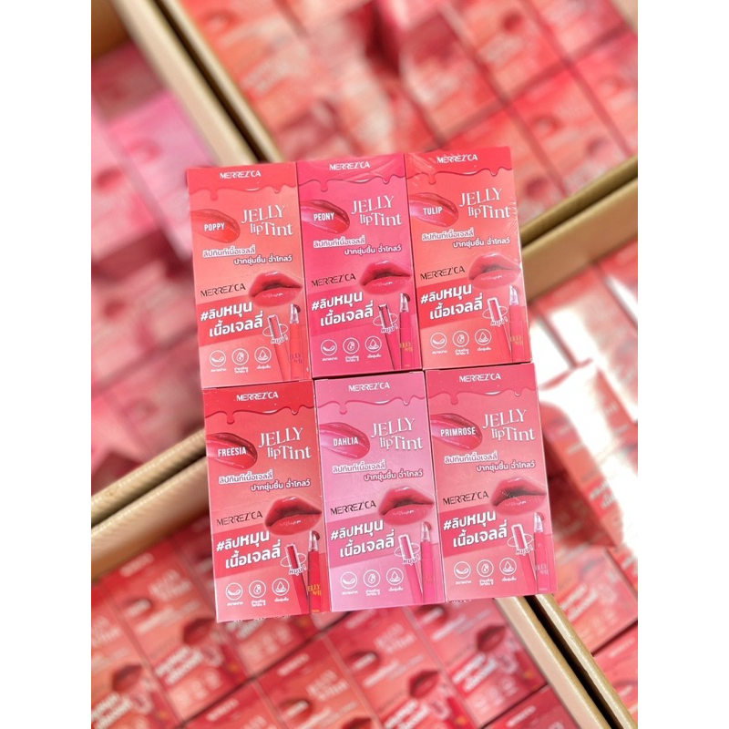 Merrezca Jelly Lip Tint A Soft In Color That Creates Shiny Look ...