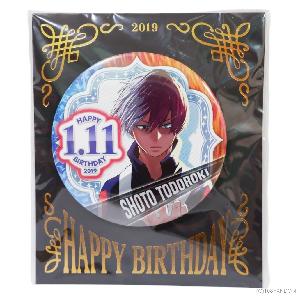 Todoroki Shoto Birthday Can Badge (2019) My Hero Academia-Jump ...