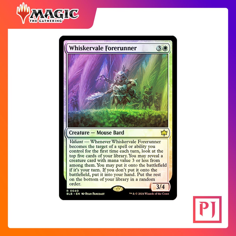 [MTG] Whiskervale Forerunner [BLB] [WHITE] [RARE] [FOIL] [ENG] (Magic ...