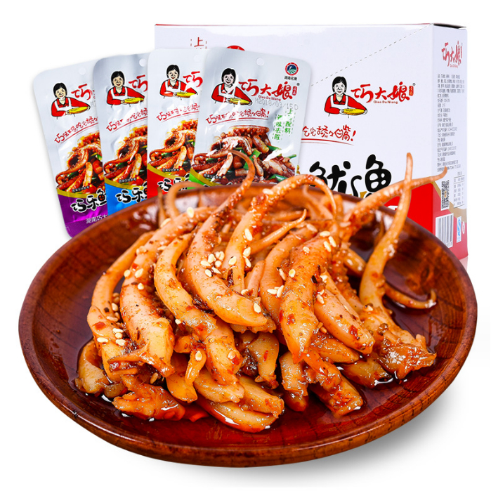 Mala Snail Invade Squid Tentacles Tendon Soft Texture Lazy Delicious ...
