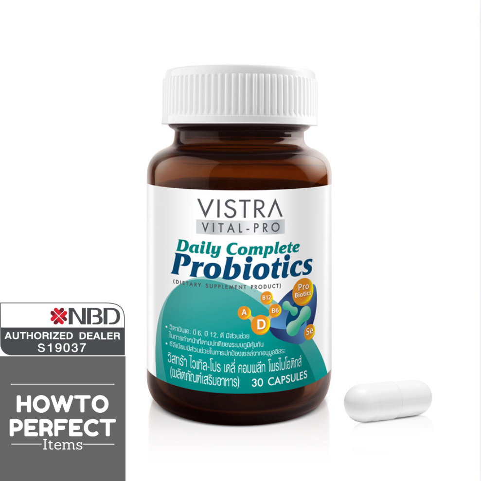 VISTRA Probiotics Vital-Pro Daily Complete Probiotic | Shopee Philippines