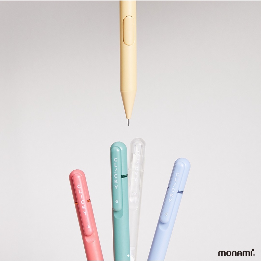 monami Mechanical Pencil clicky Size 0.5 mm. The Minimalist Handle Is ...