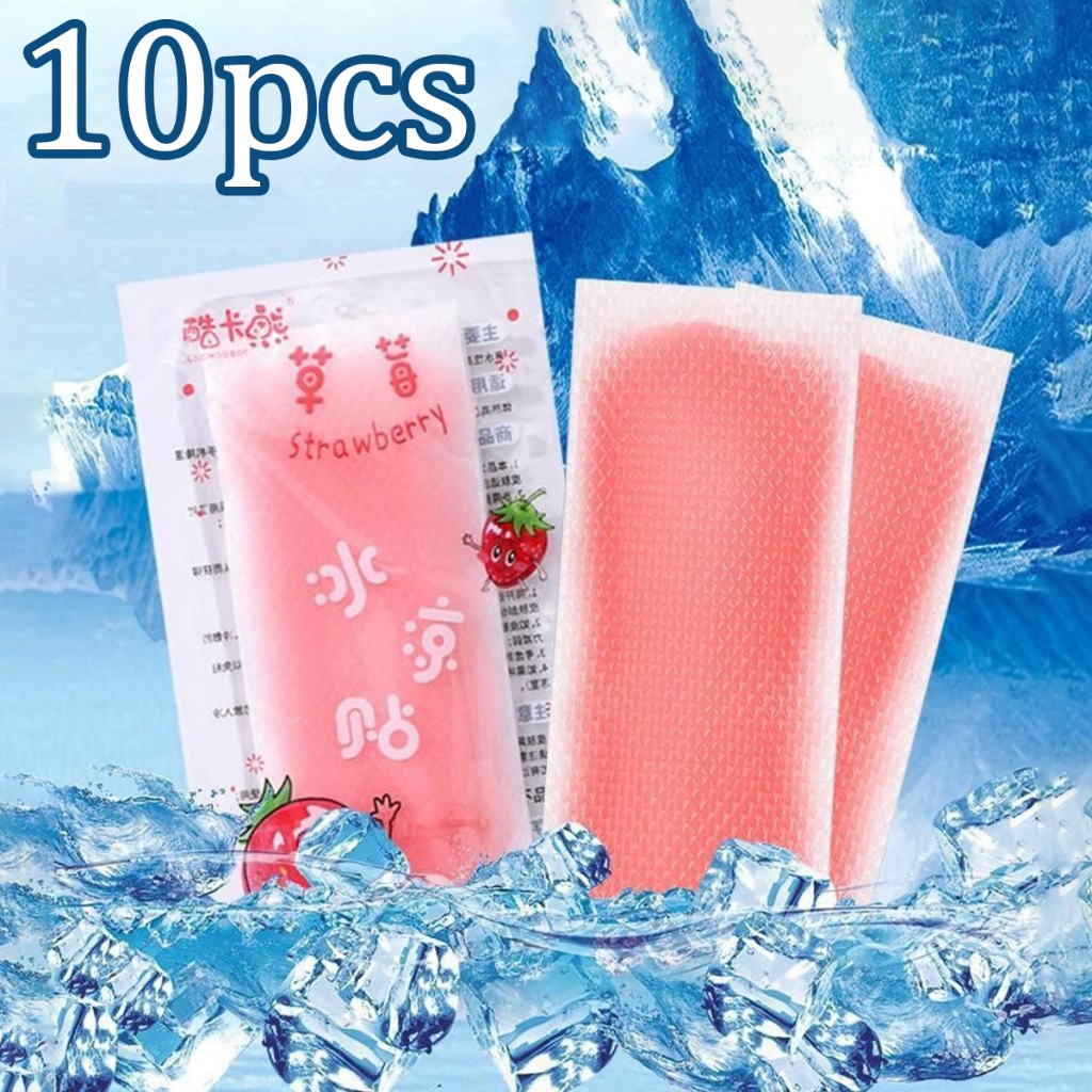 Fever Reducing Gel Sheet Cooling Fragrant Fruit Scent Ready To Use ...