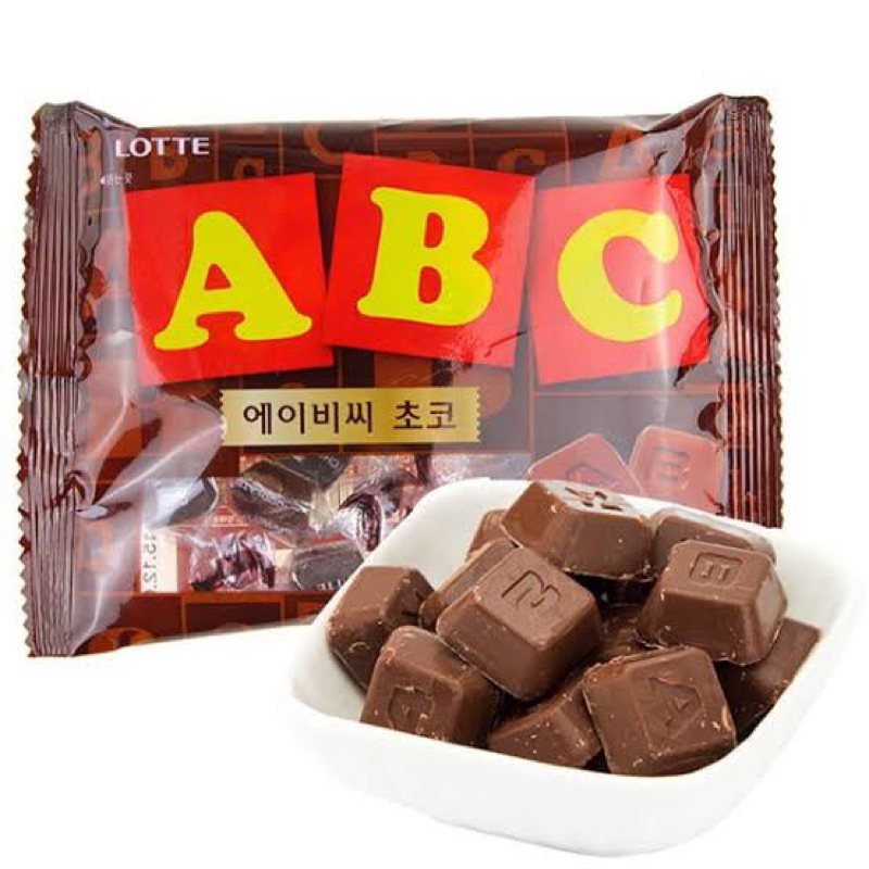 Lotte ABC chocolate 65g. Milk Imported | Shopee Philippines