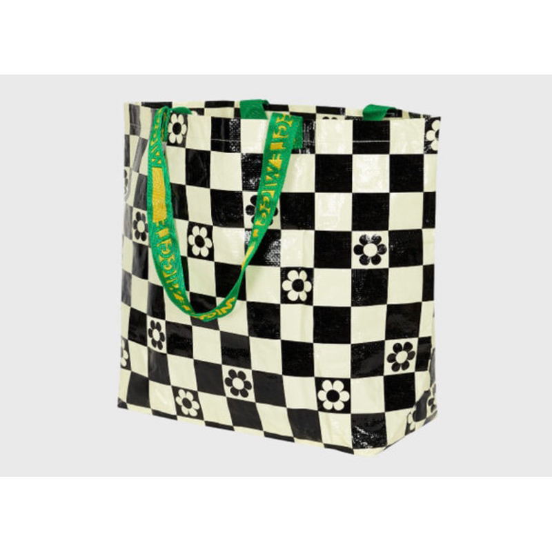 Wiggle Shopping bag To The Sea: Reusable shopper M Checkerboard Pattern ...