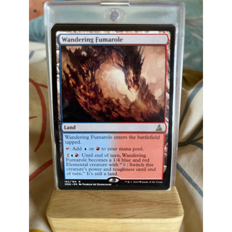MTG Wandering Fumarole Land Magic the gathering EDH OGW Card Nm ...
