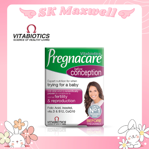 Vitabiotics Pregnacare before Conception (30 Tablets) | Shopee Philippines