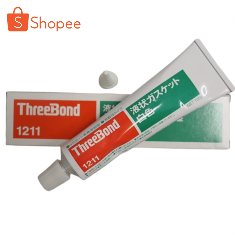 THREEBOND 1211 Gasket Adhesive Size 100g White Glue | Shopee Philippines