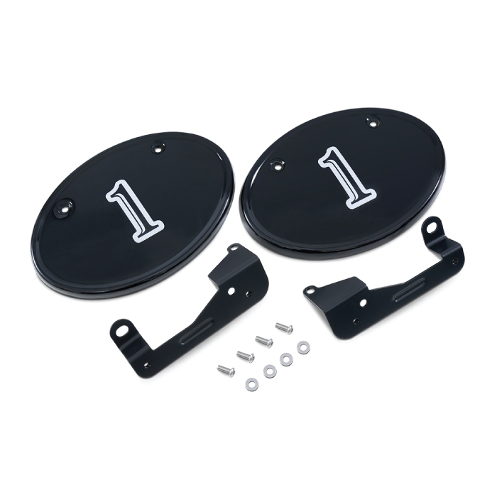 Black Left & Right Side Number Sign Board Set (PG-1 2023-2025) | Shopee ...