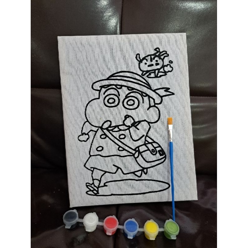 Crayon Shin-Chan Photo Frame Size 8 × 12 Inches Fine Fabric With Colors ...