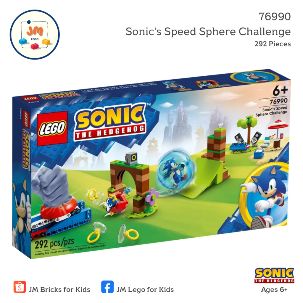 LEGO Sonic the Hedgehog 76990 Sonic's Speed Sphere Challenge (292 ...
