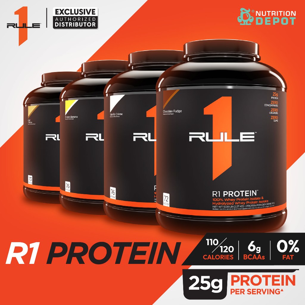 Rule1 Protein 5lb-Whey For Muscle Building | Shopee Philippines