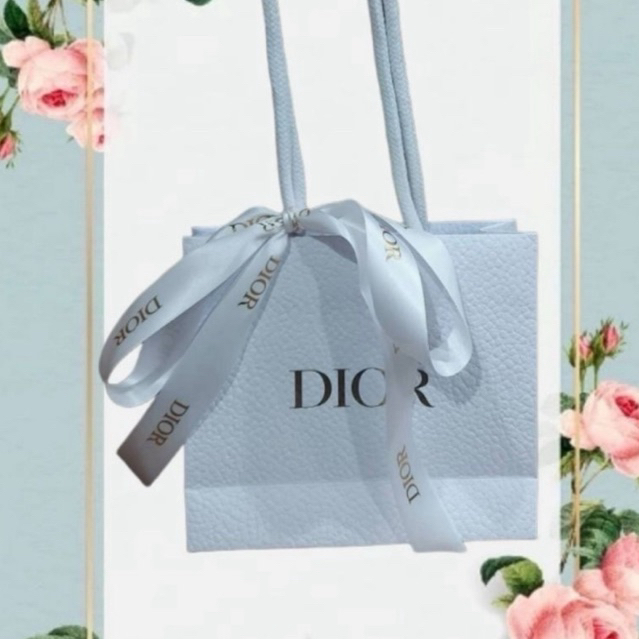 Authentic Dior Paper Bag 1. (Dior Gold + Ribbon) Size S Has A Set Of ...