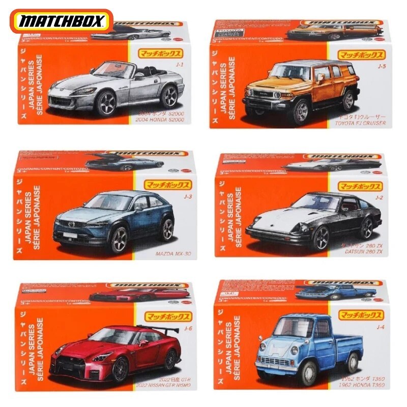 Matchbox Japan Series Japanese Brand 6 Car Model Complete Set | Shopee ...