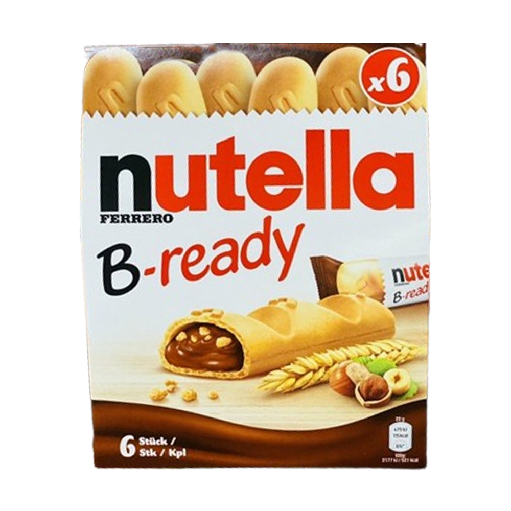 Nutella B-Ready Biscuit Crispy Wafer Filled With Stick Wafers Biscuits ...