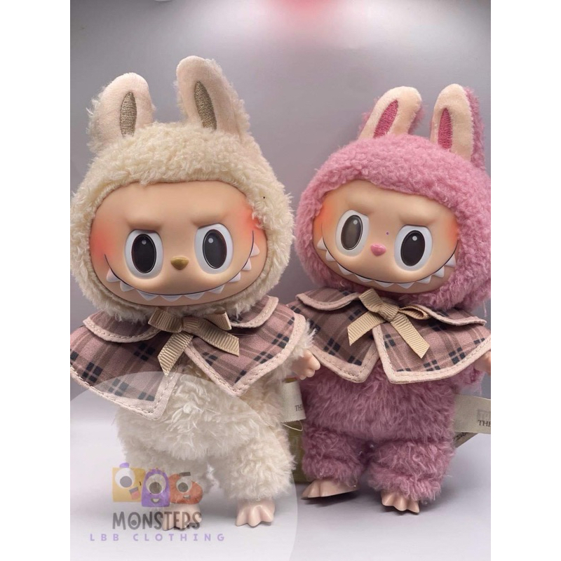 Doll Dress Labubu Set Scottish Brown Collar (Set Per Set) | Shopee ...