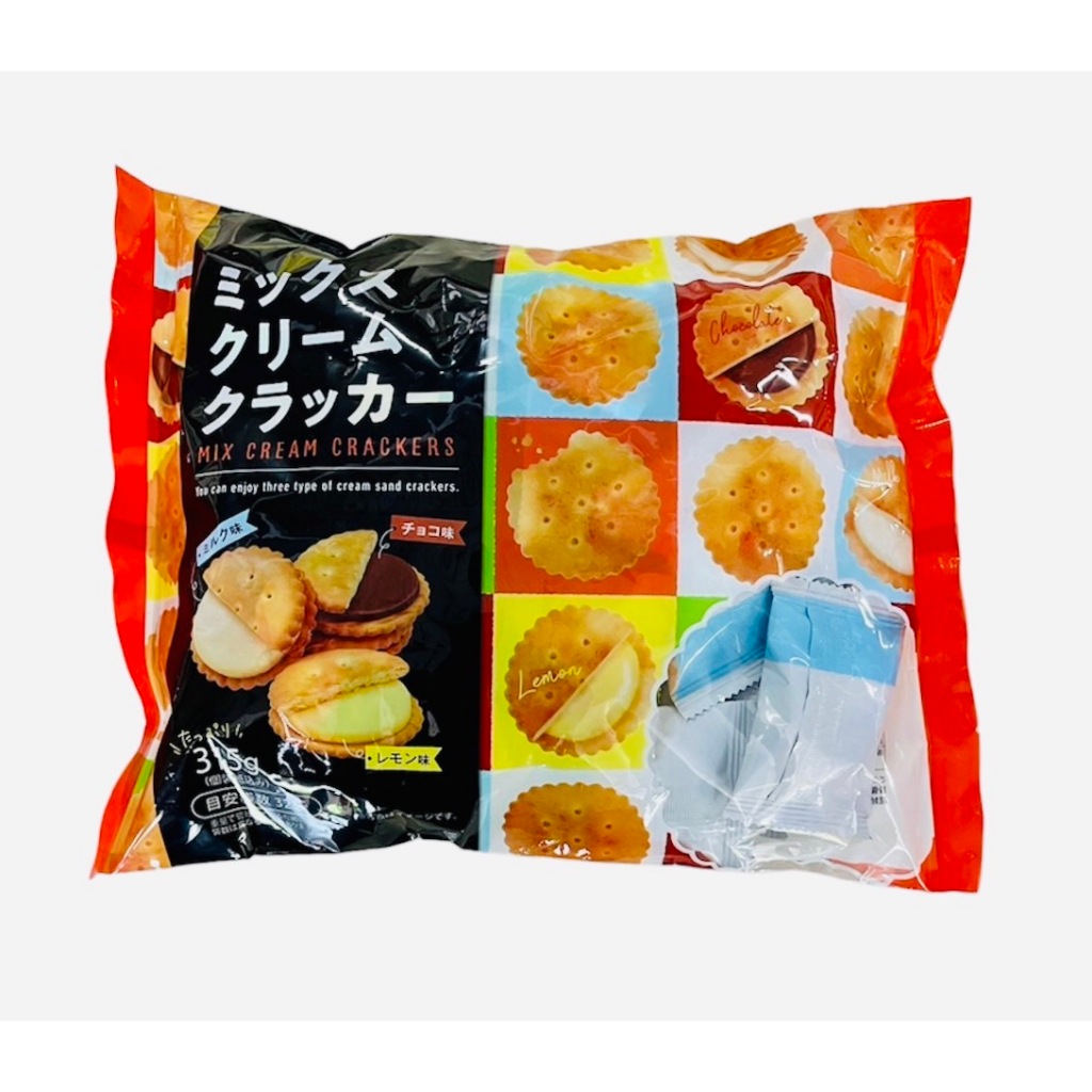 crackers Stuffed With Japanese Cream Mixed Flavor 315 G | Shopee ...