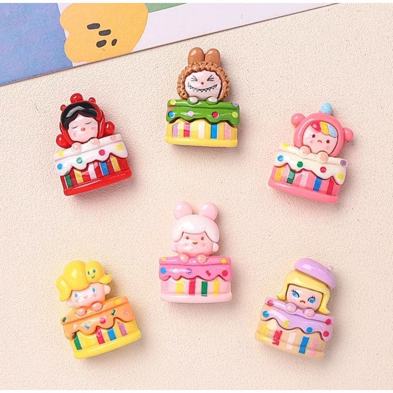 Resin Diy Set Popmart Cake Assorted Designs 10 Pcs. | Shopee Philippines