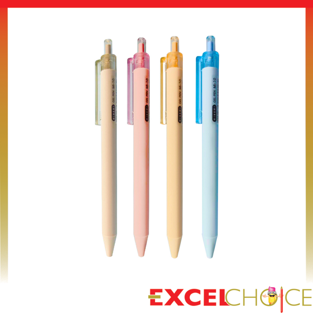 MINAMI (MINAMI) Gel Ink Pen 0.5 mm. MI-10 Mix Colour | Shopee Philippines