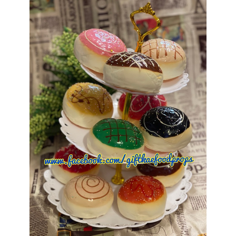 Donut Model Fake Bread Dessert Bakery (12 Types To Choose From ...