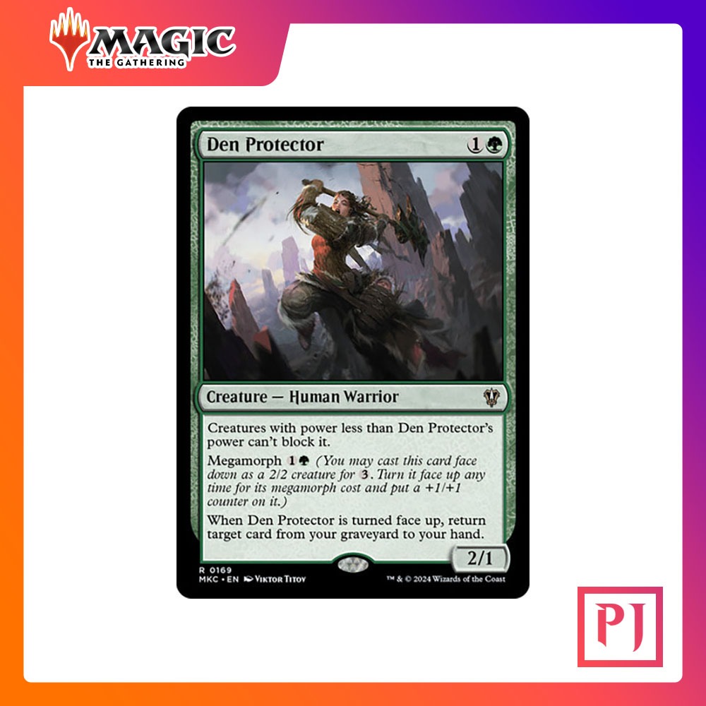 [MTG] Den Protector [MKC] [GREEN] [RARE] [NORMAL] [ENG] (Magic Card ...
