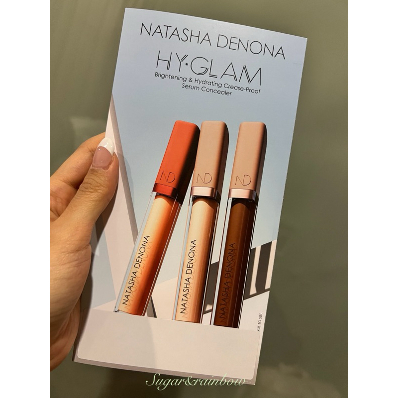 NATASHA DENONA HY-Glam Concealer 3g Tester 6 Colors + Skin Color Chart ...