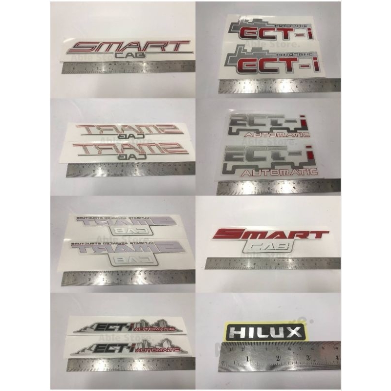 TOYOTA Sticker For Screen ECT-i/SMART CAB/HILUX All Models Years ...