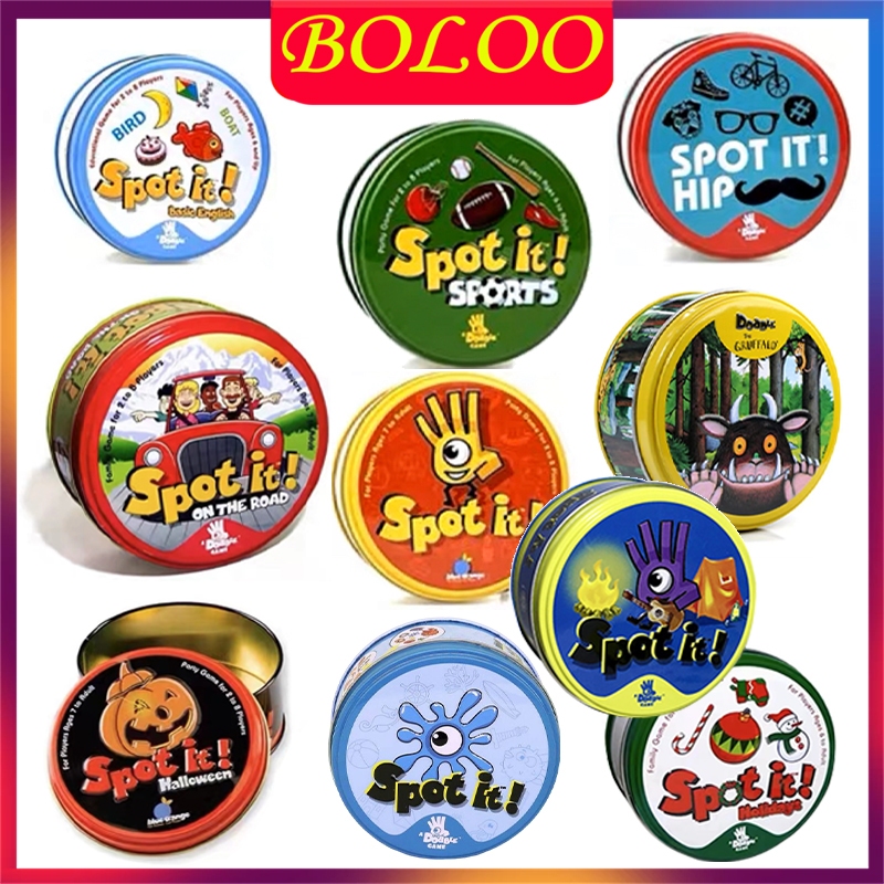 Spot It Card Game/Can Play 2 To 7 People Suitable For Classic Family ...