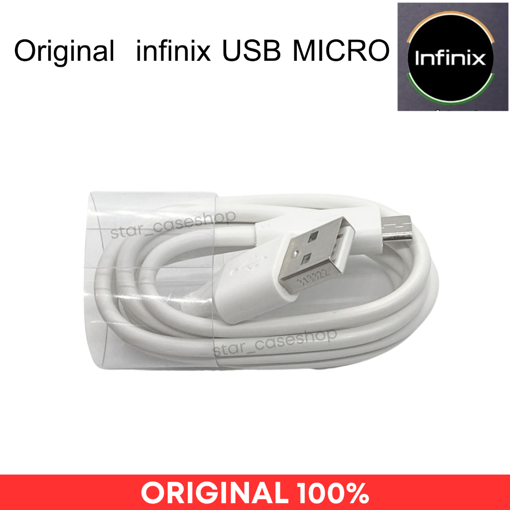 infinix Charger Cable Phoenix 2A Micro usb Center 1 Meter Long | Shopee ...