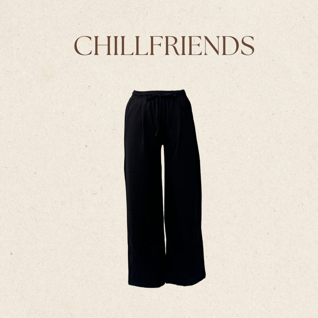 3Friends Chillfriends Model (CF11) Women's Pants Casual Black | Shopee ...