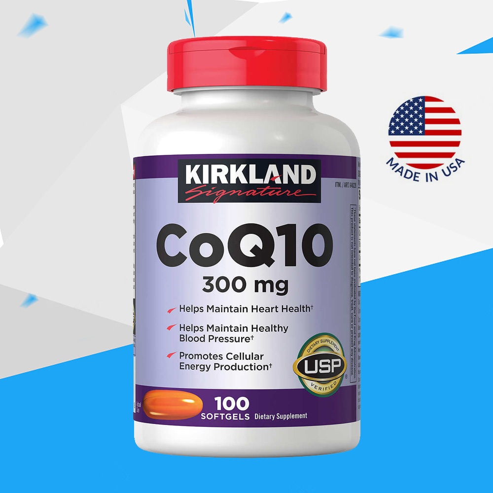 (Exp.11/2025)Kirkland Signature CoQ10 300 mg 100 Softgels | Shopee ...