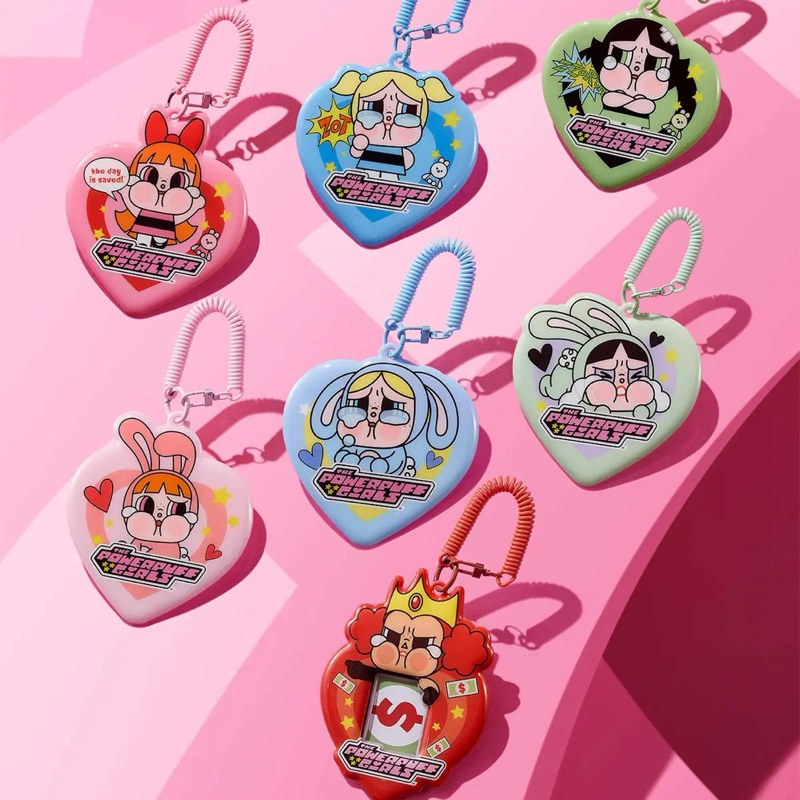 Thai 1 Popmart Keychain Crybaby x Powerpuff Girls Cardholder Card ...