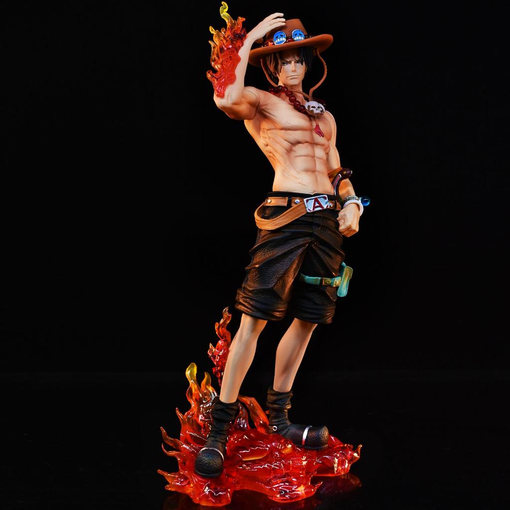 Portgas·D· Ace One Piece Model Flame Figure Standing Posture Anime ...