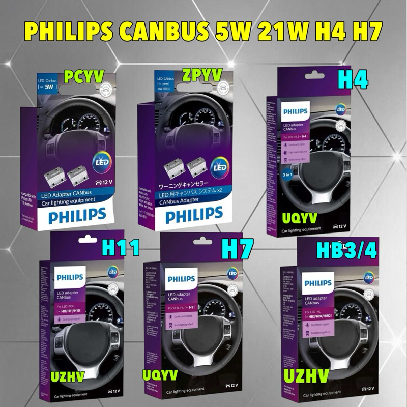 Philips LED CANbus Adapter Light Converter Fast Flashing Turn Signal ...