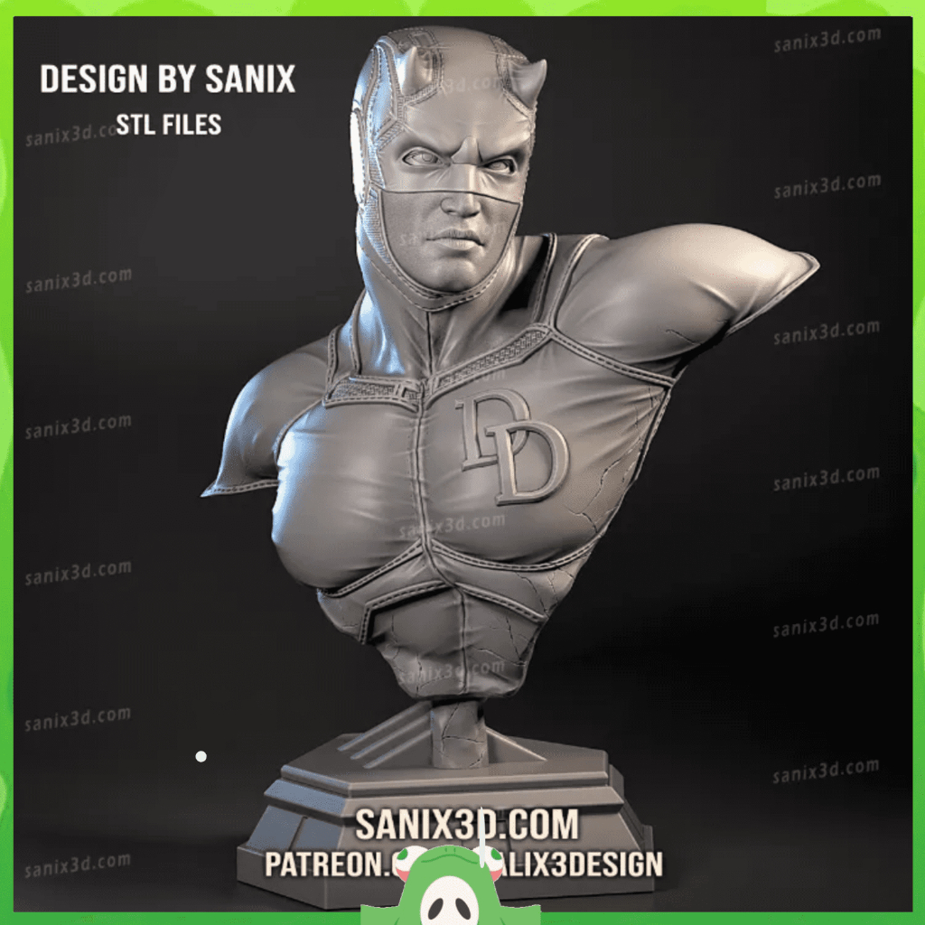 [Sanix3D] RED DEVIL (bust) (Fan Art) 3d print Resin Model Fan Art Work. | Shopee Philippines