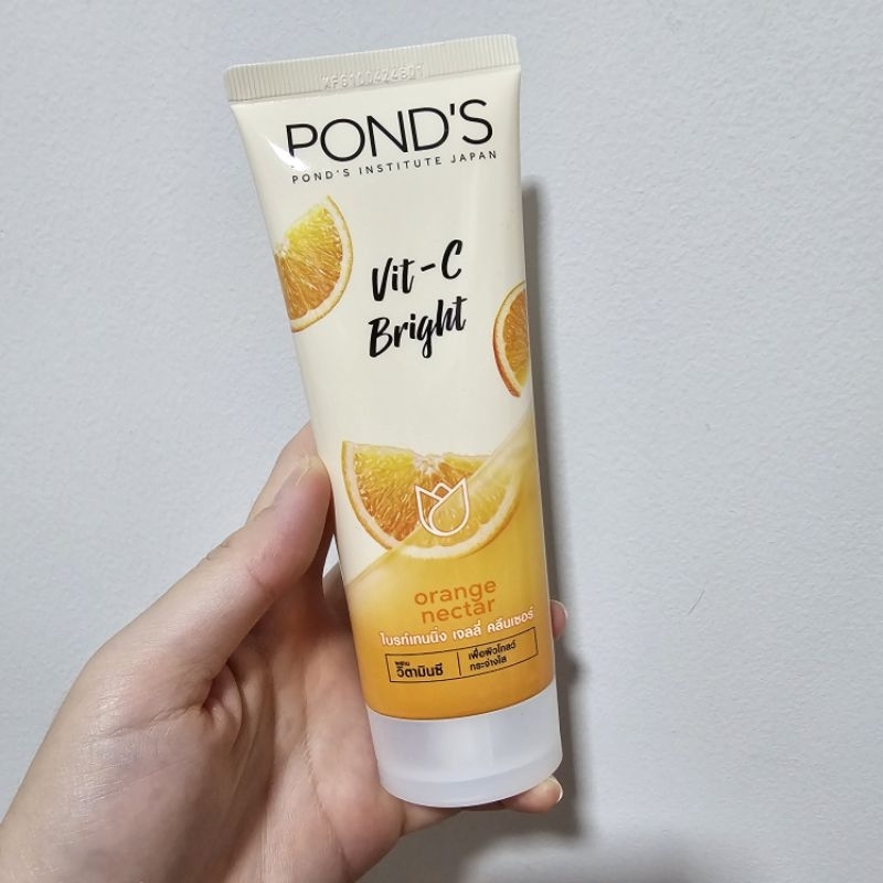 Pond's vit-C Bright orange nectar jelly cleanser 100 g | Shopee Philippines