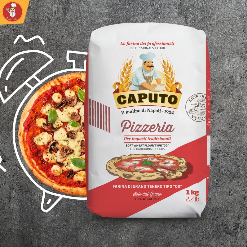 Real Italian Caputo Pizzeria Flour 5Kg Napoli Pizza Dough Soft Sticky ...