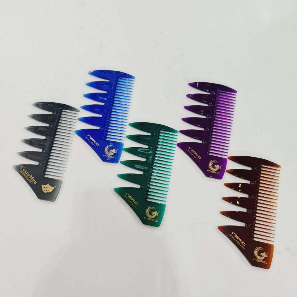 5-Color Men's Hair Set Comb Style Suitable For Styling Barber Shop ...