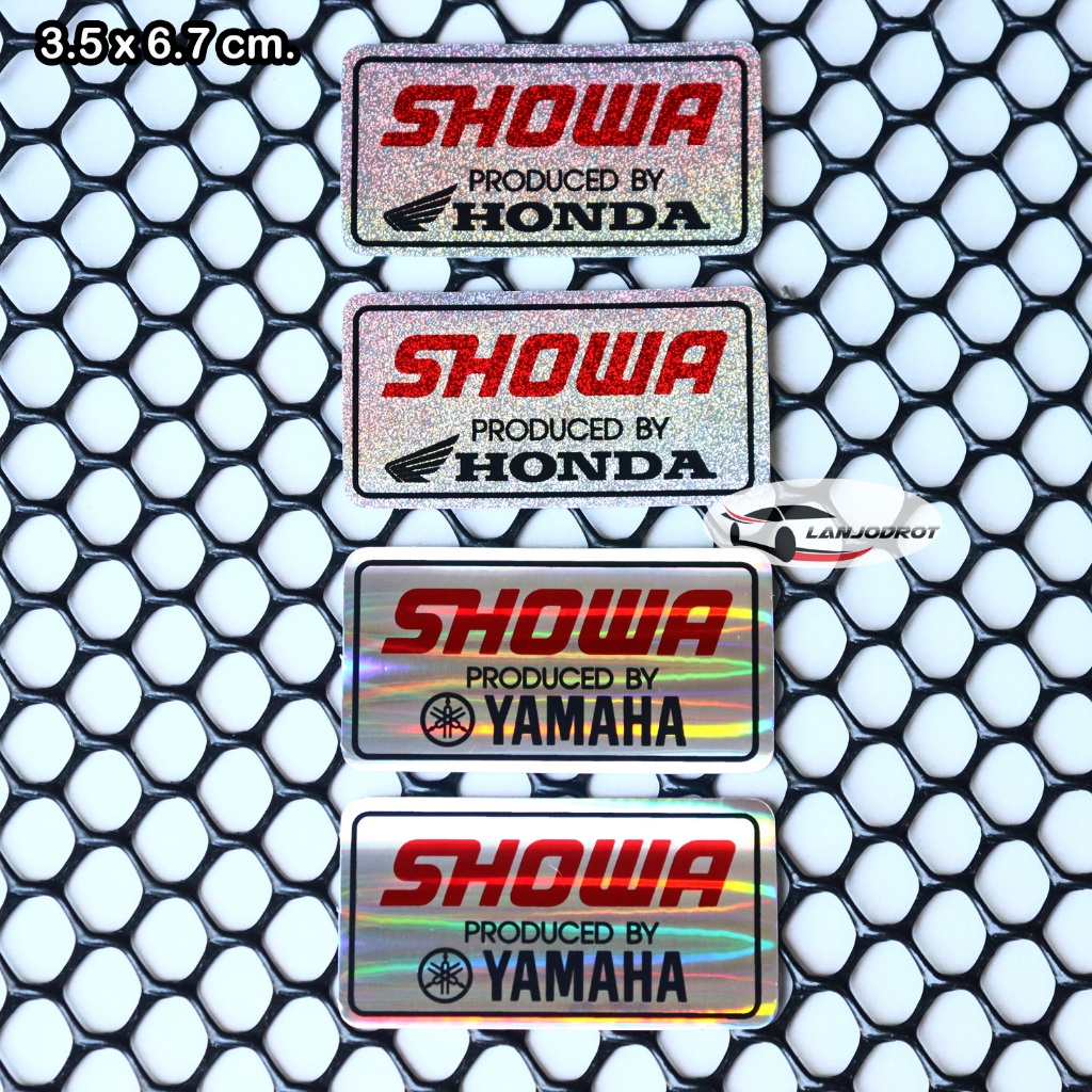 SHOWA Sticker Shock Size 3.5 x 6.7 cm. 2 Types To Choose From HONDA ...