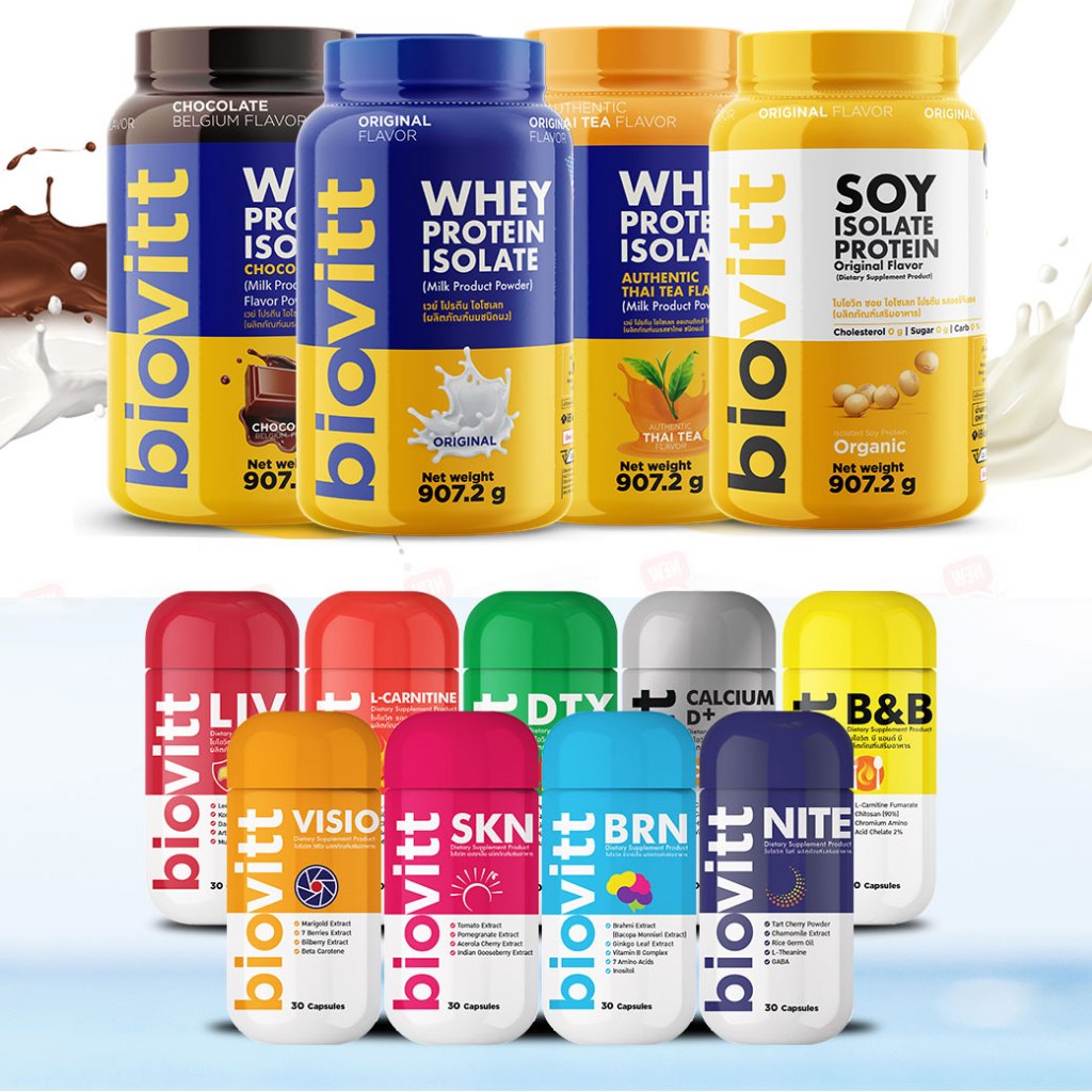 [Whey Protein + Capsule] Biovit Whey Isolate 907.2g And Healthy ...