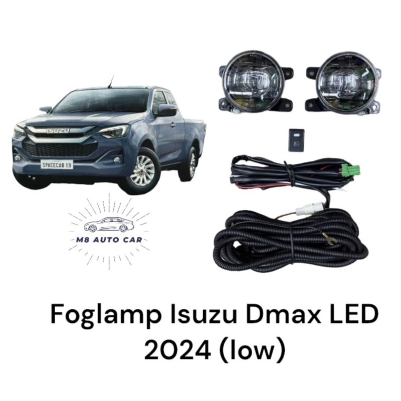 ISUZU DMAX Fog Lamp Lower Year 2024 Foglamp LOW LED | Shopee Philippines