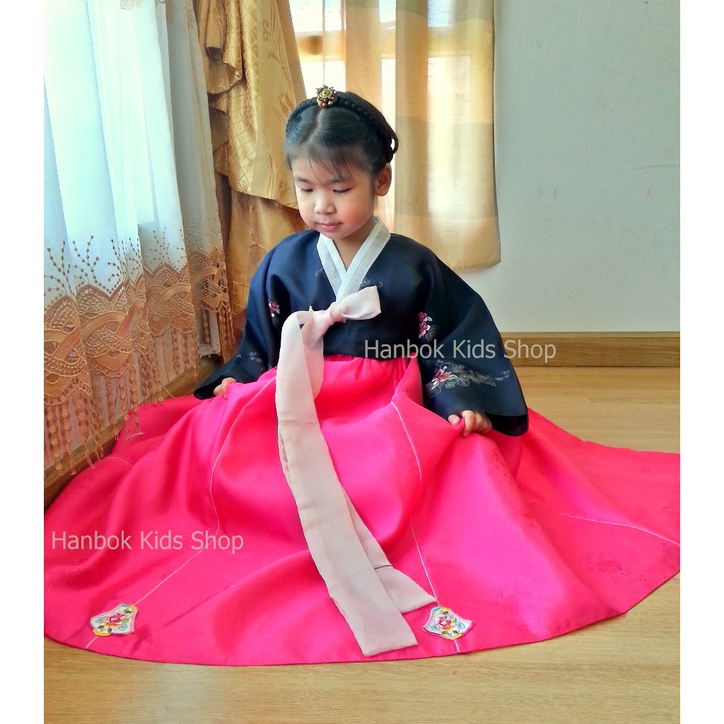 Korean Second-Hand Hanbok For Girls 4-5 Years Old. Express Delivery ...