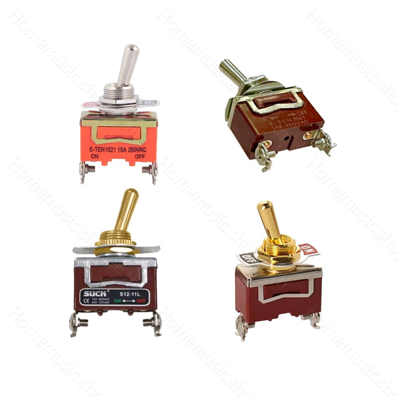 1 Pc Rocker switch Gold SUCN-1021 2 Way on-off 15A 250V/ mts-102 spdt ...