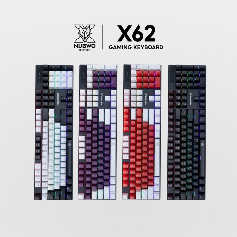 GAMING Keyboard (Macro) NUBWO X62 Rhiannon MECHANICAL MINI RGB KEYBORD ...