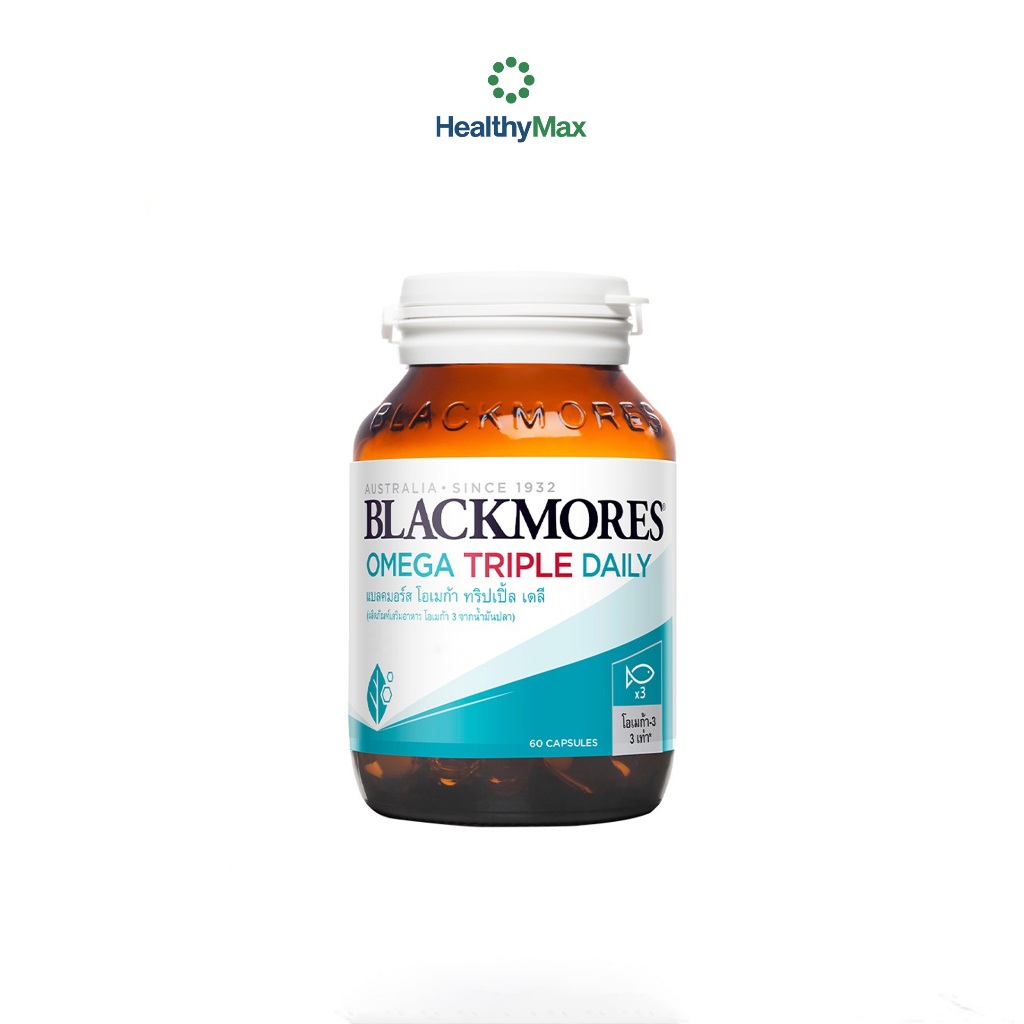 BLACKMORES Omega Triple Daily (60 caps) Deli (Omega 3 Dietary ...