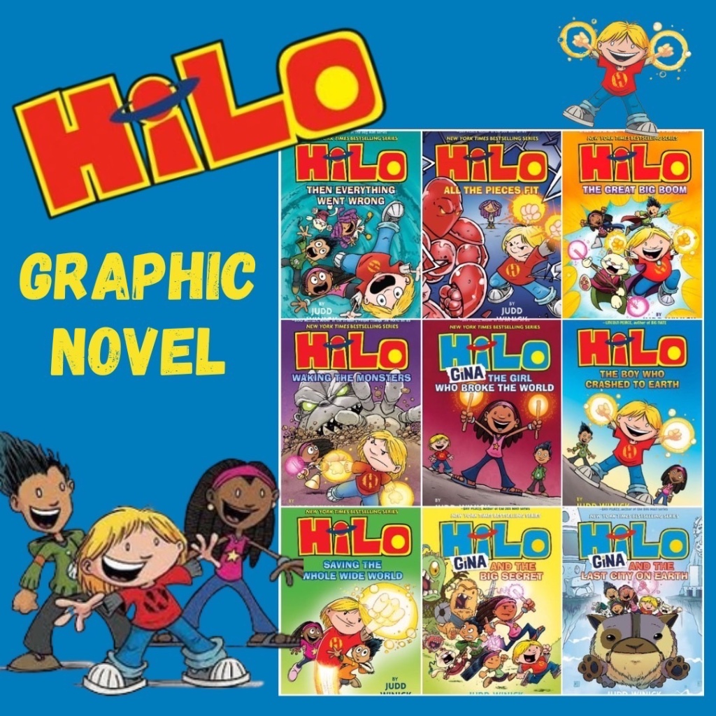 Hilo Books Set 9 comic graphic novel Hero English dog man | Shopee ...